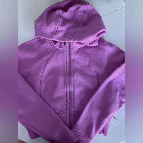 lululemon athletica | Tops | Nwt Lululemon Fill Zip Cropped Scuba Size ...